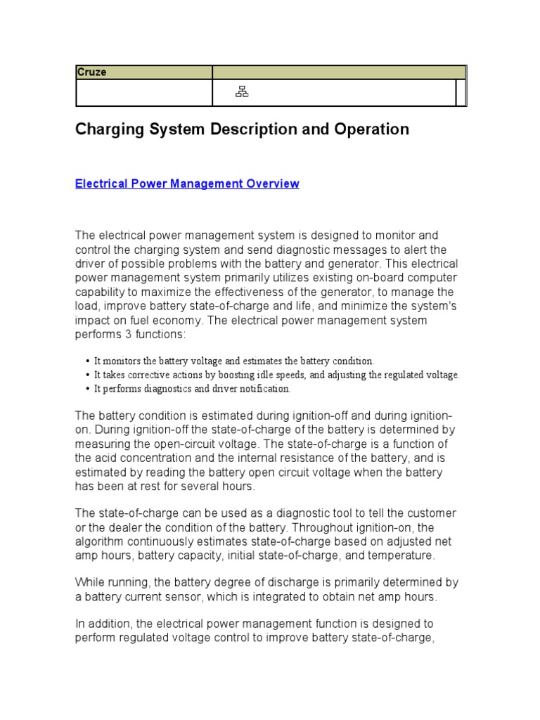 Charging System Description and Operation | PDF | Rectifier | Direct ...