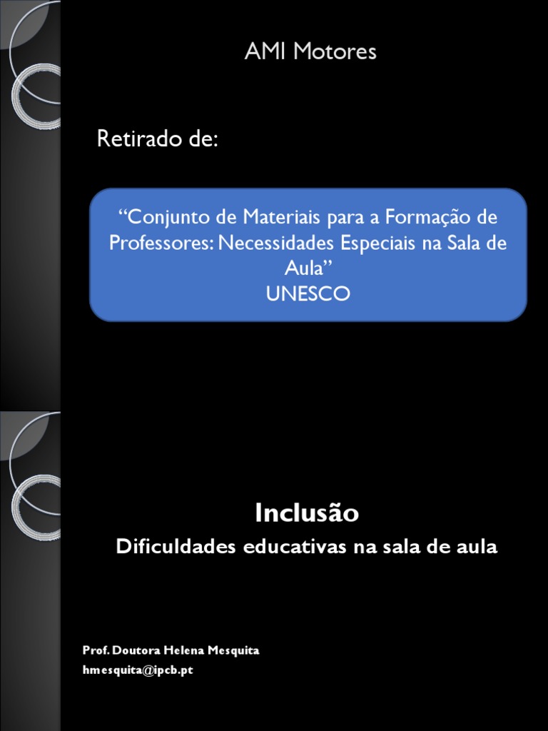 PPT3 - UNESCO - Mod2 - NE - Dific Educativas | PDF | Experiência ... PPT3 - UNESCO - Mod2 - NE - Dific Educativas | PDF | Experiência ...