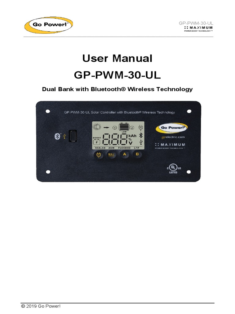 MANUAL - GP PWM 30 UL - RevH | PDF | Photovoltaic System | Electrical ... MANUAL - GP PWM 30 UL - RevH | PDF | Photovoltaic System | Electrical ...