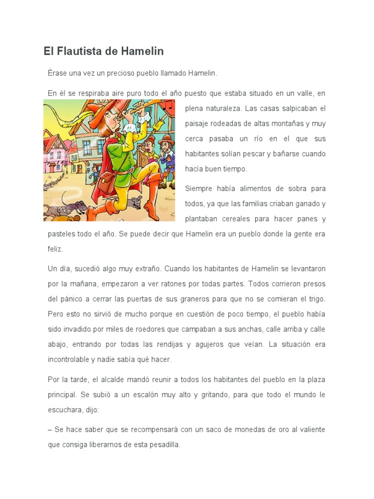El Flautista de Hamelin | PDF
