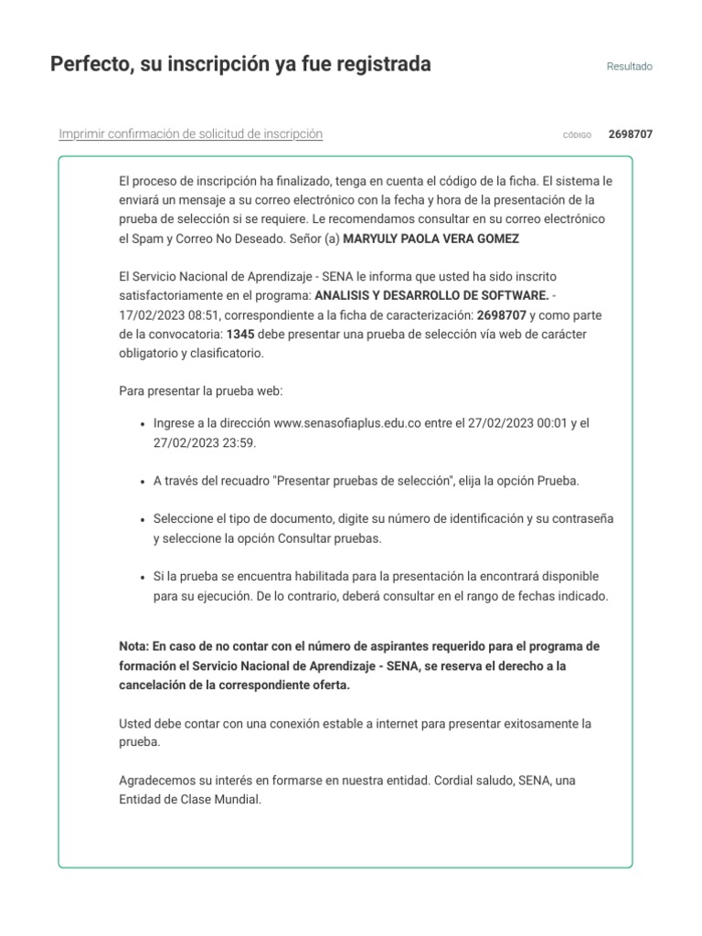 ANALISIS Y DESARROLLO DE SOFTWARE. - Sofia Plus | PDF | Spamming ...