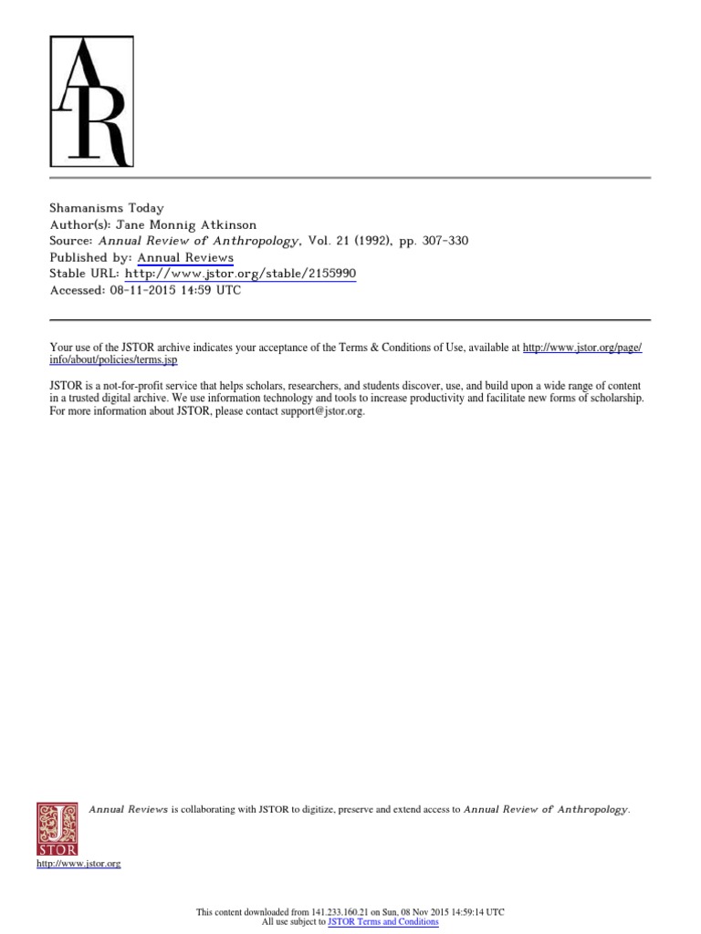 CHAMANISMO Atkinson Neoshamanism PDF | PDF | Shamanism | Psychotherapy