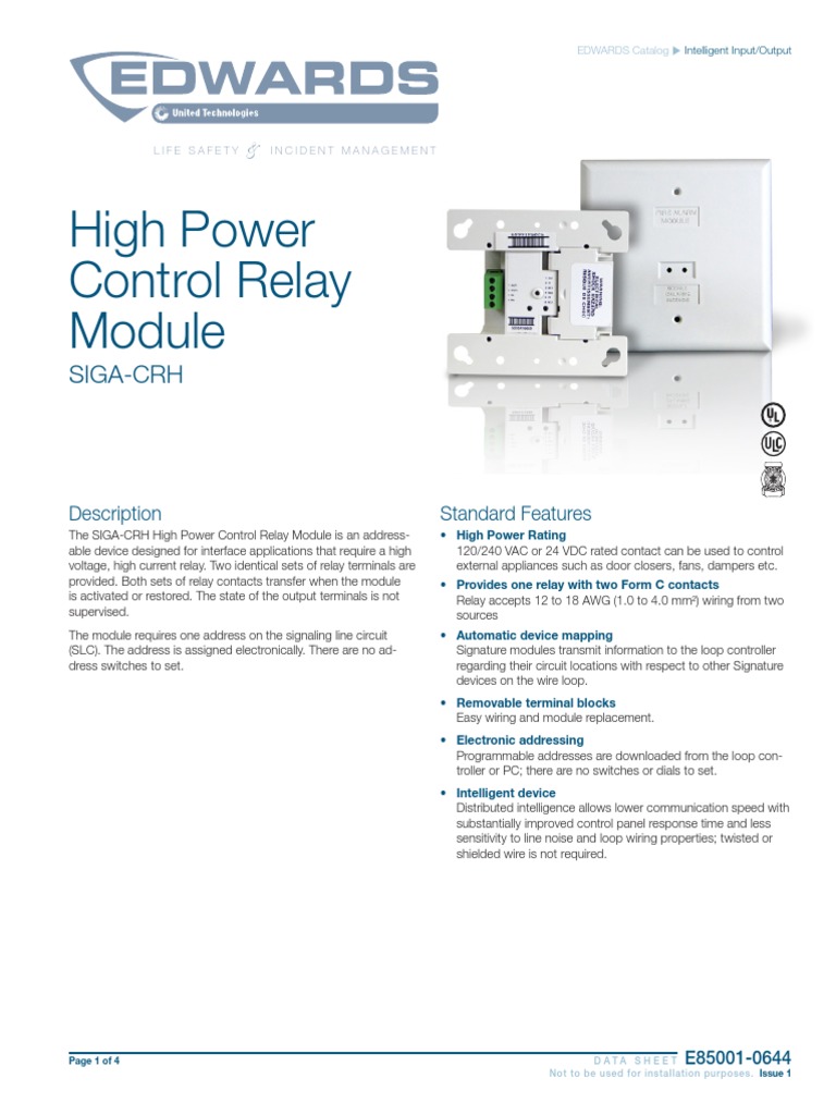 Siga CRH PDF | PDF | Relay | Switch