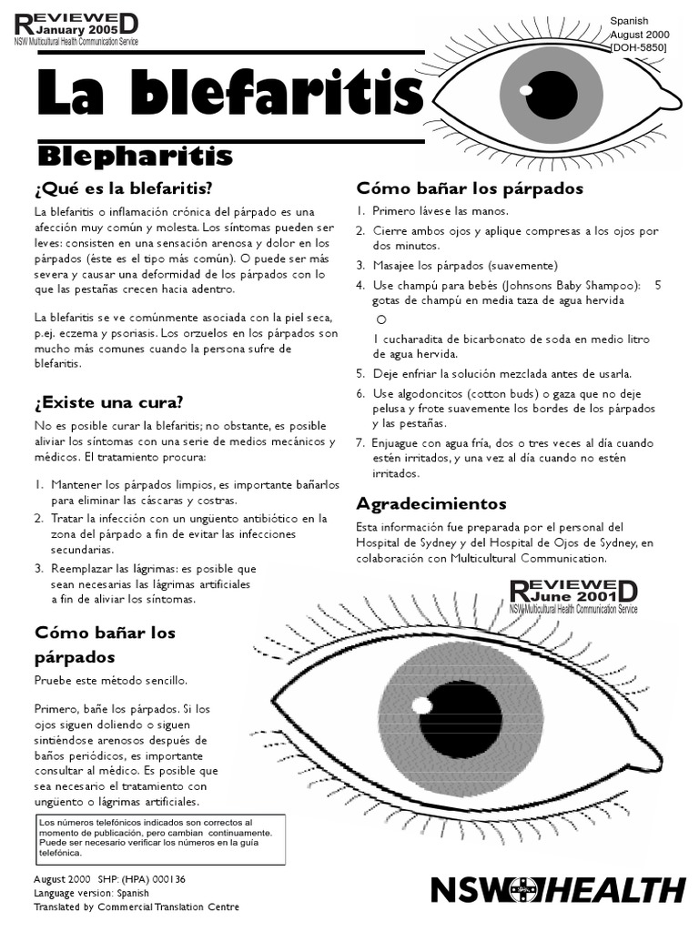 Blefaritis | PDF | Estadísticas medicas | Causas de la muerte