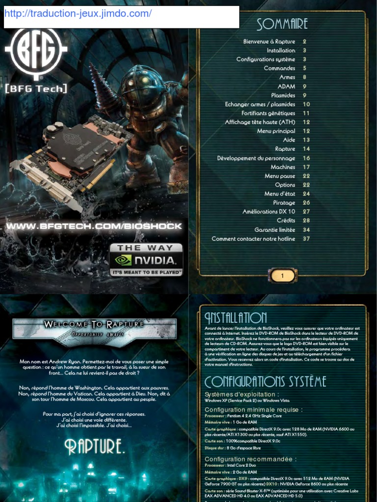 Bioshock - Manuel PDF | PDF | Xbox | Munitions