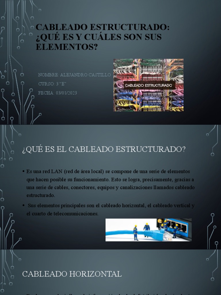 Cableado Estructurado | PDF