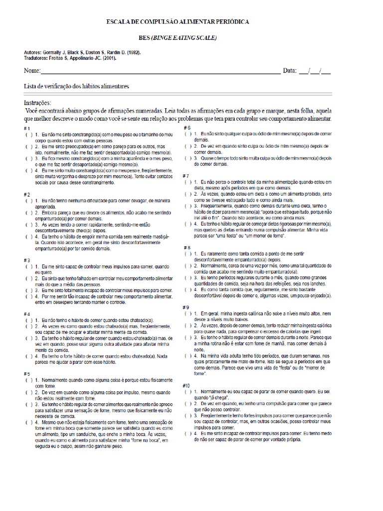 ECAP_Escala Compulsão Alimentar Periodica.pdf | PDF