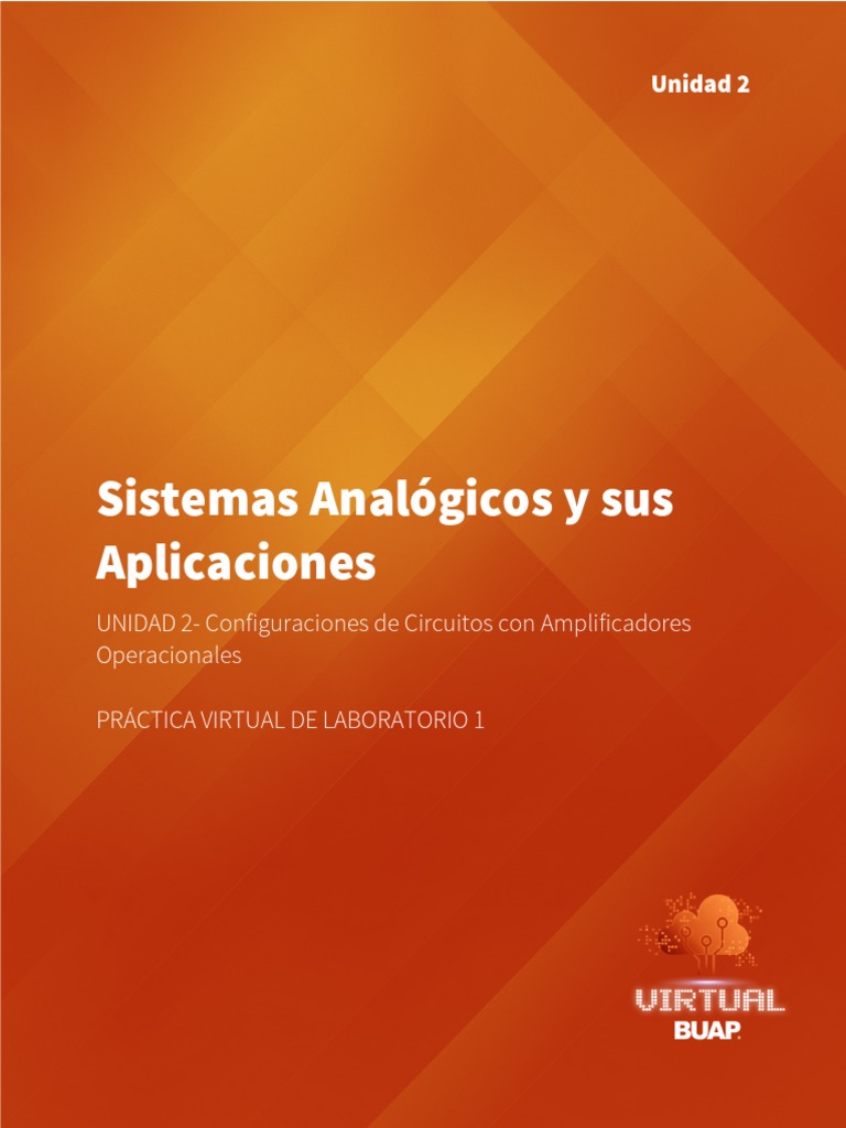 Práctica - 1 - Unidad 2 PDF | PDF | Amplificador operacional | Electrónica
