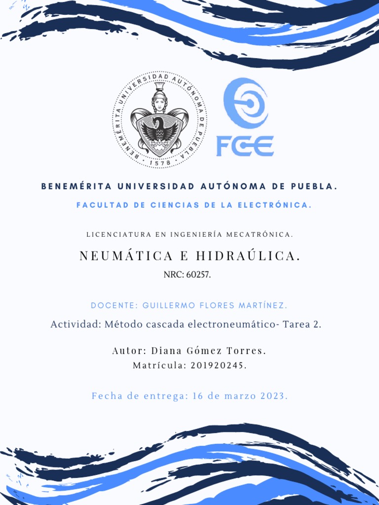 Tarea Método Cascada Electroneumático | PDF