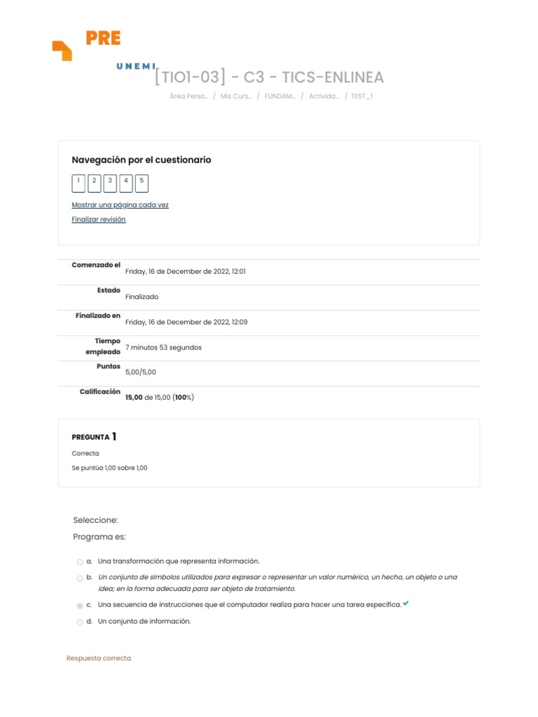 Recopilacion Tics Test 1 | PDF | Almacenamiento de datos de la ...