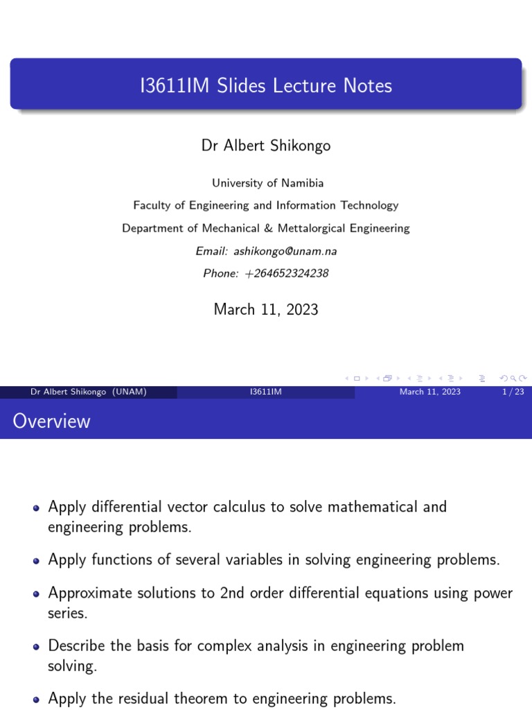 Second Set of Slides Notes PDF | PDF | Function (Mathematics) | Derivative