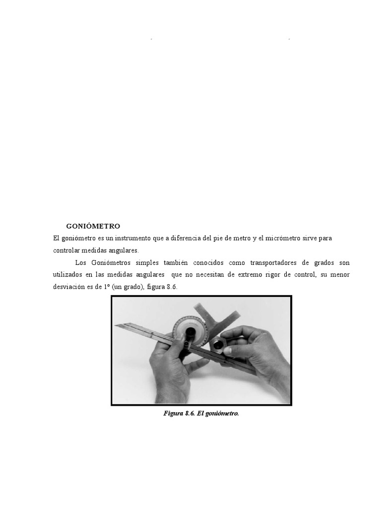 Metrologia Gionometro | PDF | Física Aplicada e Interdisciplinaria ...