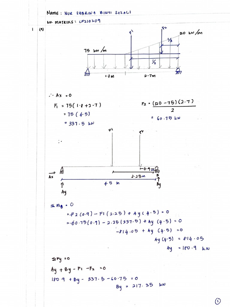 CF210209 - Assignment 1 - Structure Analysis PDF | PDF