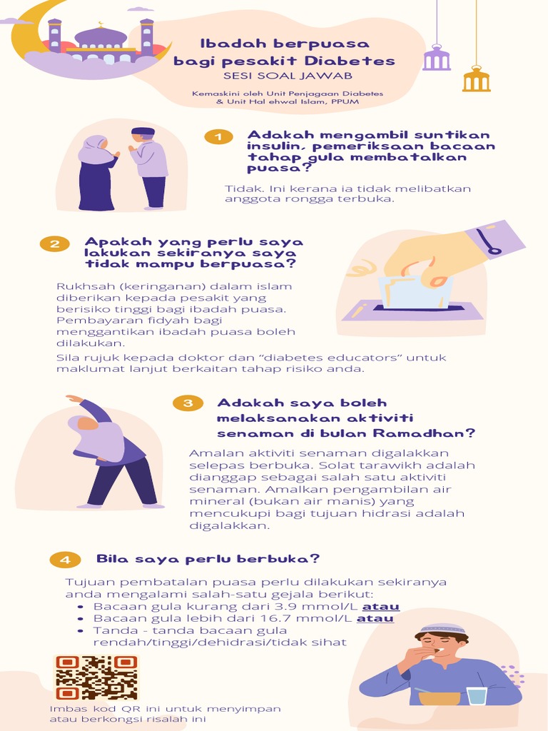 UMMC - DCU - Ibadah Berpuasa Bagi Pesakit DM - Mar2023 PDF | PDF