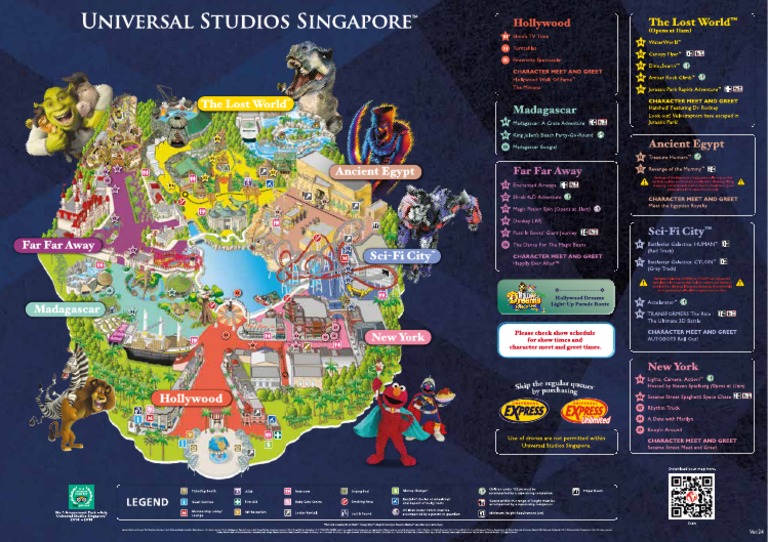 Universal Studios Singapore Park Map | PDF