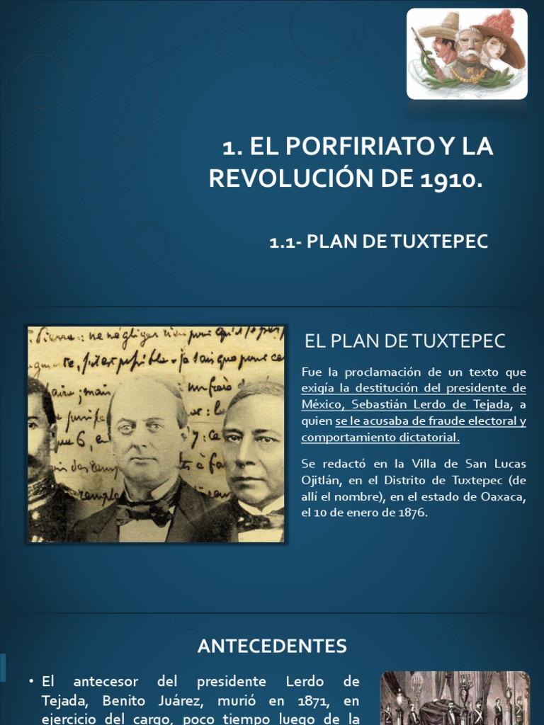 Plan de Tuxtepec: Origen y Consecuencias | PDF | Gobierno | México