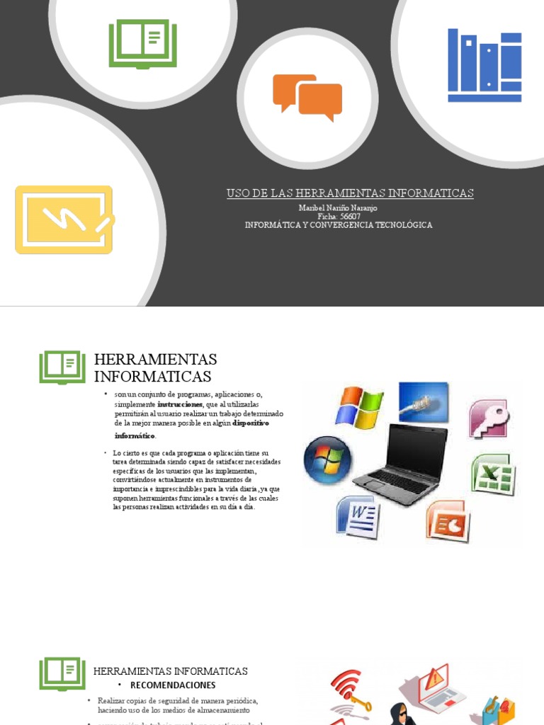 Uso de Las Herramientas Informaticas | PDF | Cibercrimen | Tecnología de información y ...