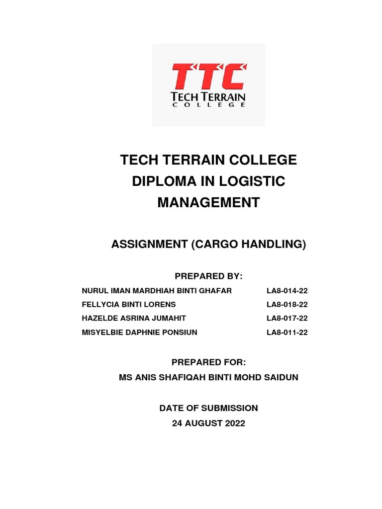 Cargo Handling | PDF | Warehouse | Logistics