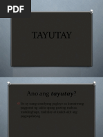 TAYUTAY - Mga Iba't Ibang Uri at Halimbawa | PDF
