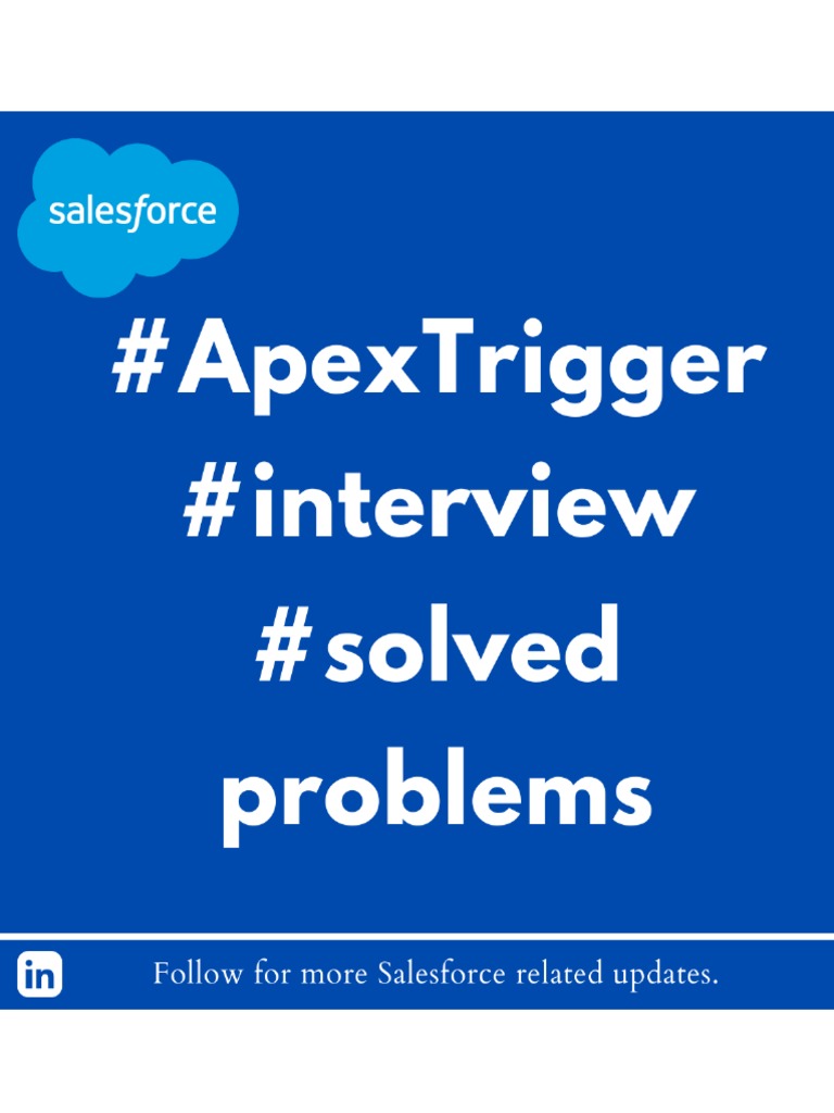 Salesforce Automation Tool - Trigger Solved Problems | PDF | Software ... Salesforce Automation Tool - Trigger Solved Problems | PDF | Software ...