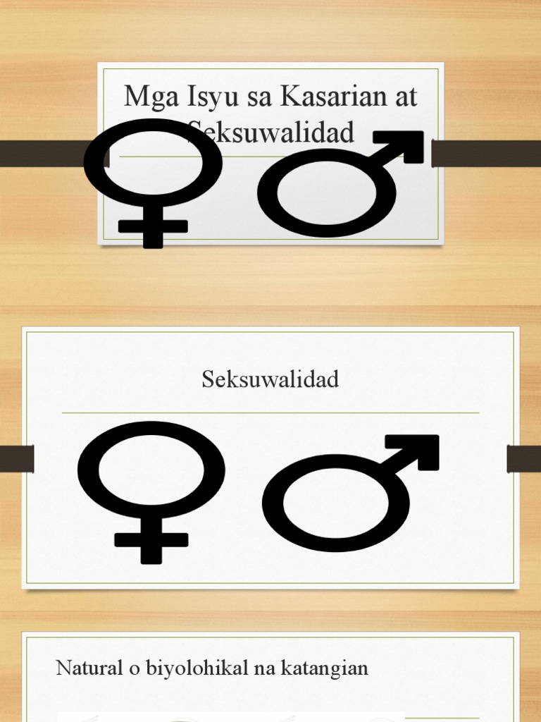 Mga Isyu Sa Kasarian at Seksuwalidad | PDF