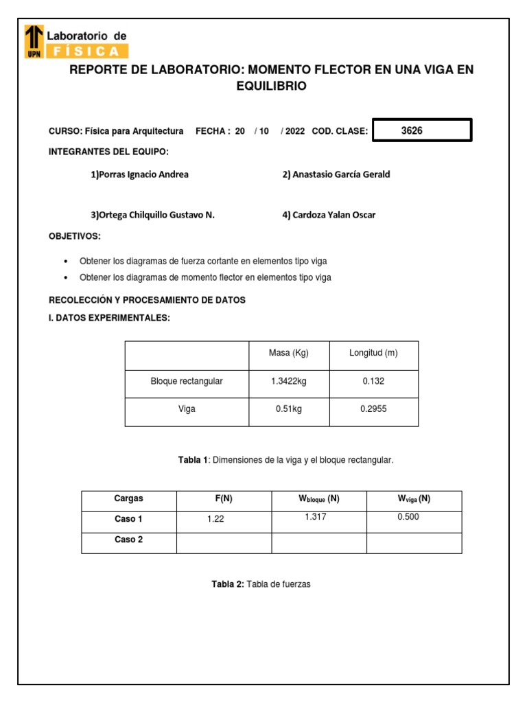 Resporte Seman 10 G | PDF | Viga (Estructura) | Cantidades fisicas