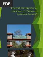 Botany Field Visit Report Class 12 | PDF | Botany | Gardens