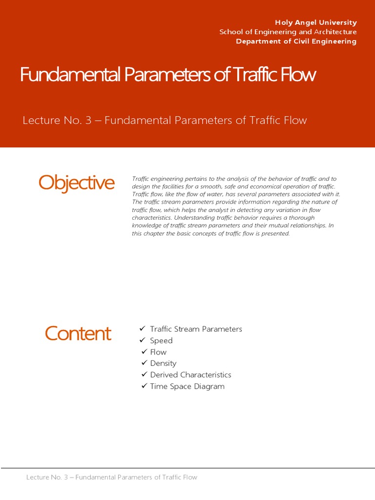 Chapter 3 Parameters Pdf Speed Time