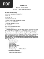 BỆNH ÁN LIỆT NỬA NGƯỜI | PDF