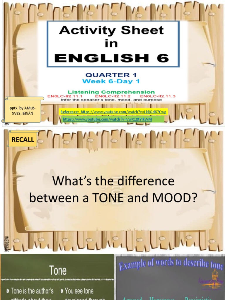 Understanding Tone and Mood in Dialogue | PDF | Self-Improvement