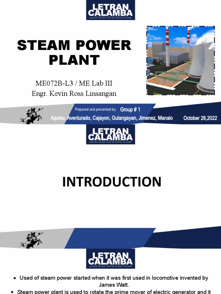 GROUP1 Report | PDF | Boiler | Steam Engine