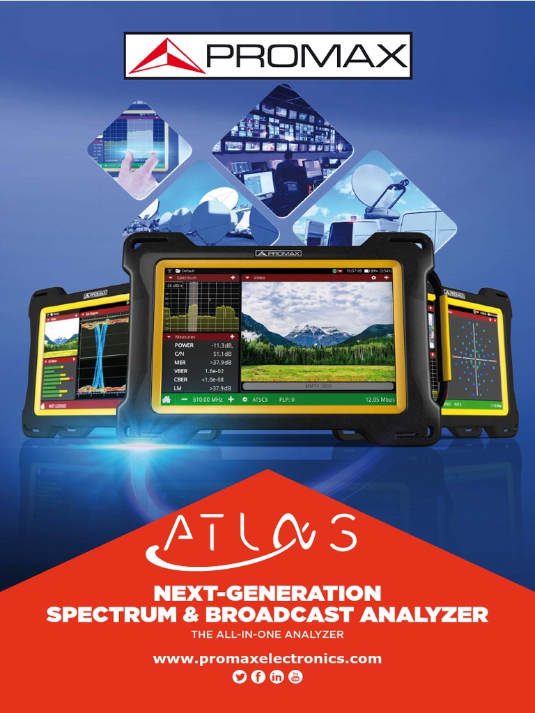 Atlas All in One Analyzer Promax 2022 | PDF | Modulation | Wi Fi