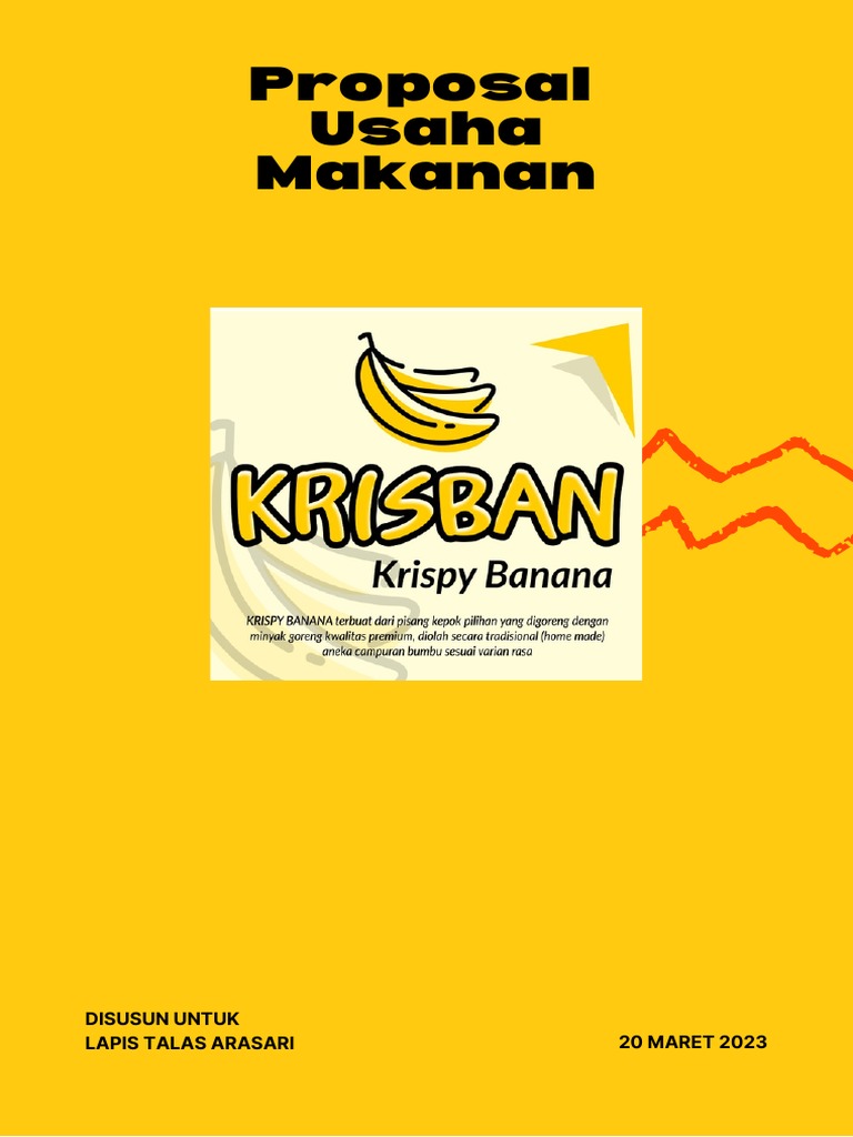 Proposal Kerjasama Camilan Krisban | PDF