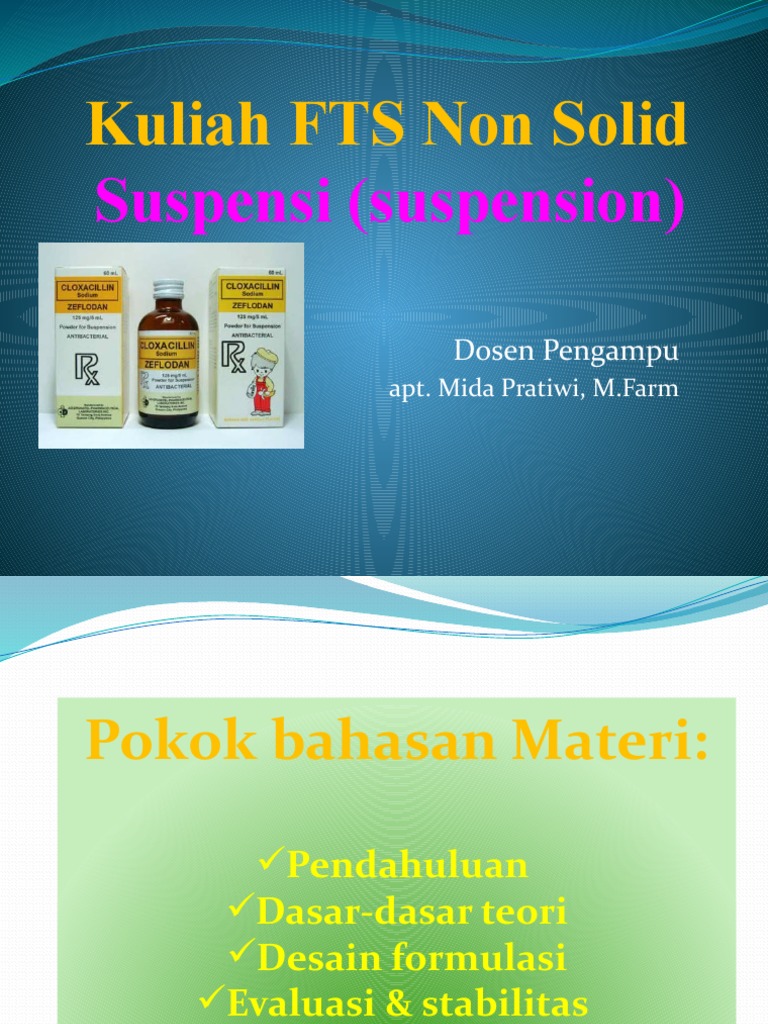 FTS Non Sol - P5,6. Suspensi | PDF