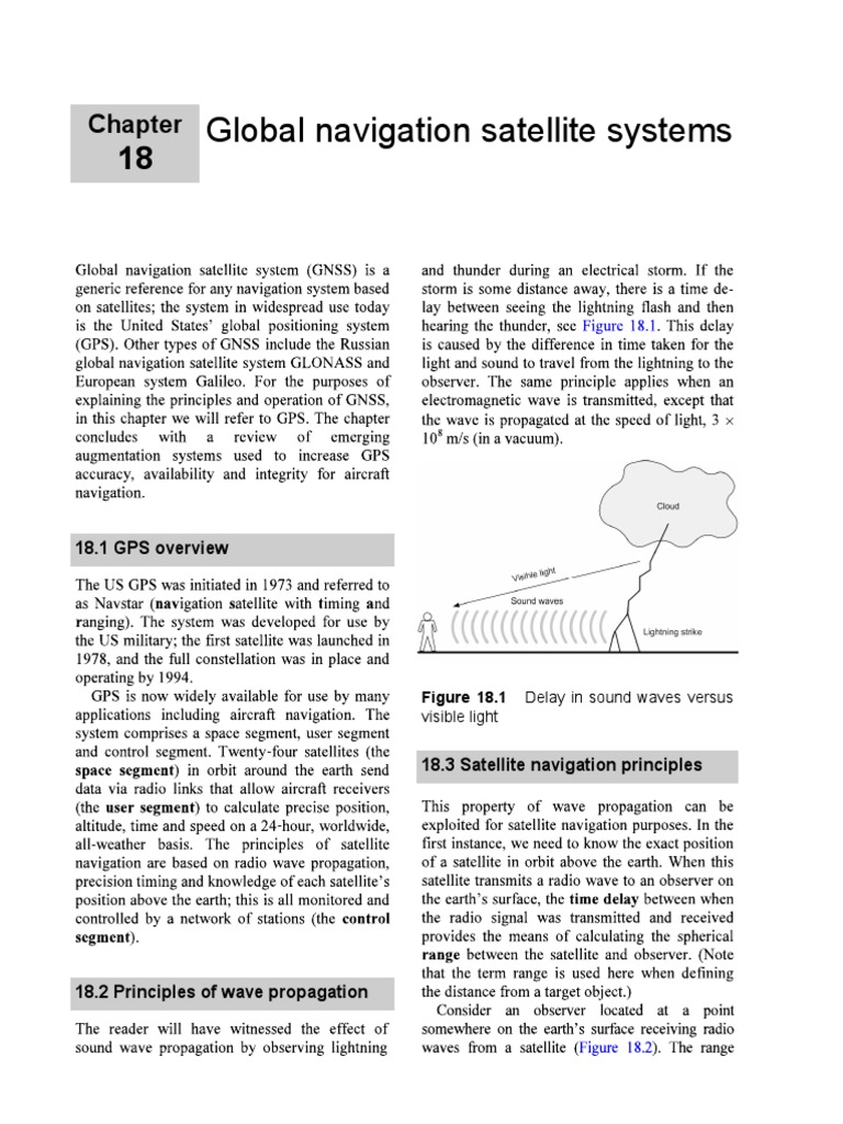Chp18 - Global Navigation Satellite Systems | PDF | Global Positioning System | Computing