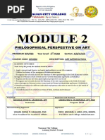 Art Appreciation Module 3 | PDF | Composition (Visual Arts) | Shape