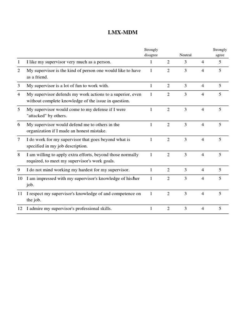 Instrument - LMX-MDM | PDF