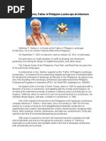 Ildefonso P. Santos Jr.: Landscape Pioneer | PDF
