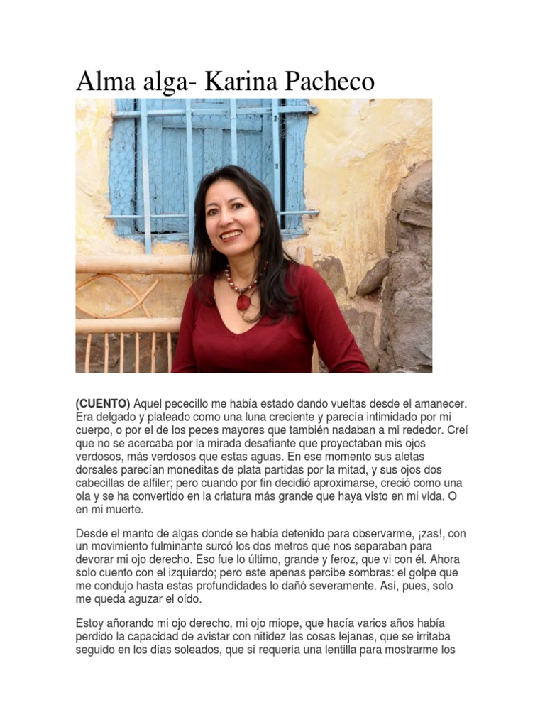 Alma Alga - Karina Pacheco | PDF