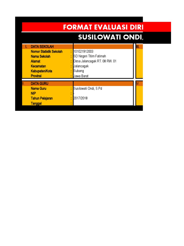 Evadir Form Exel | PDF