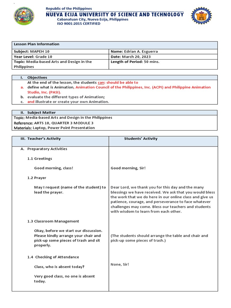 DLP ARTS10.4 Checked PDF | PDF | Animation | 3 D Computer Graphics