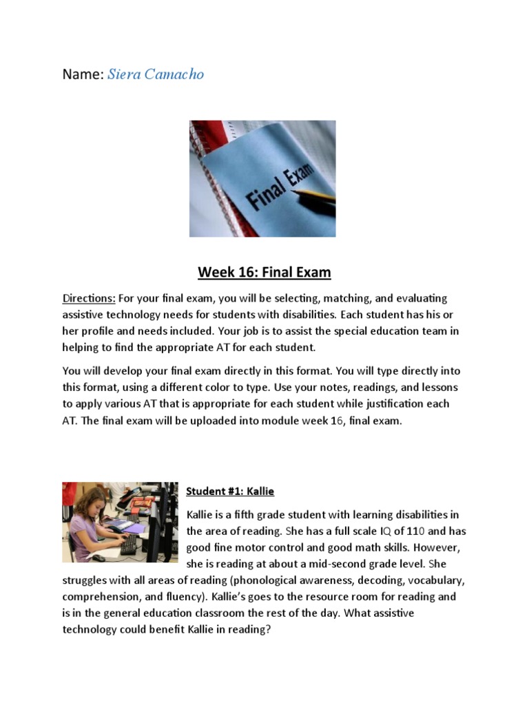 Sed 421 - Final Exam | PDF | Reading Comprehension | Communication