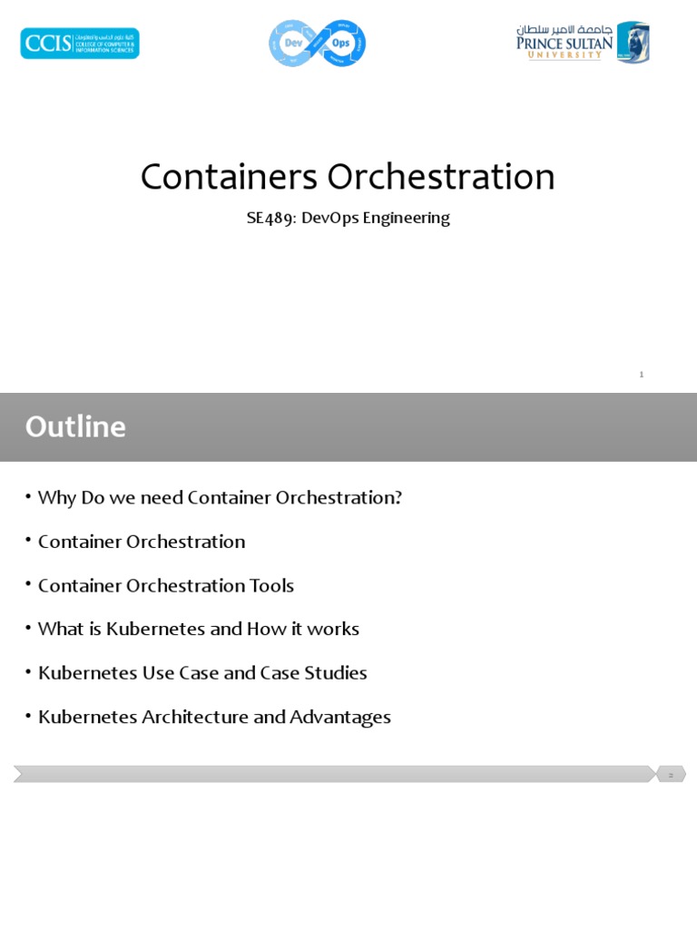 Containers Orchestration | PDF | Cloud Computing | Software Development
