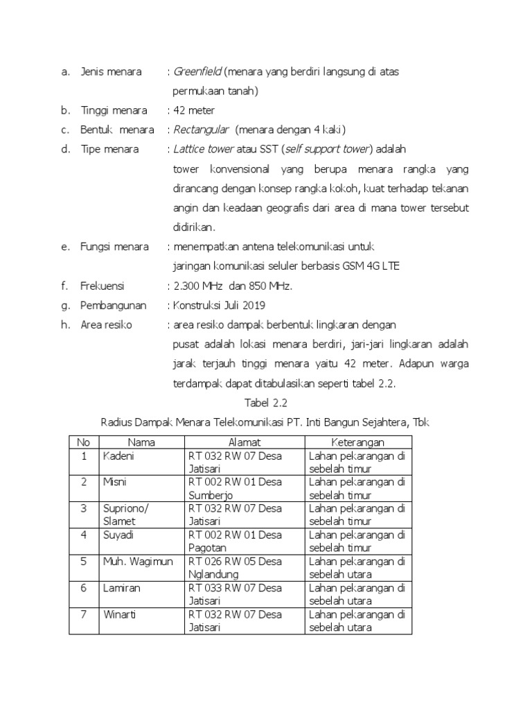 Jenis Menara Tower | PDF