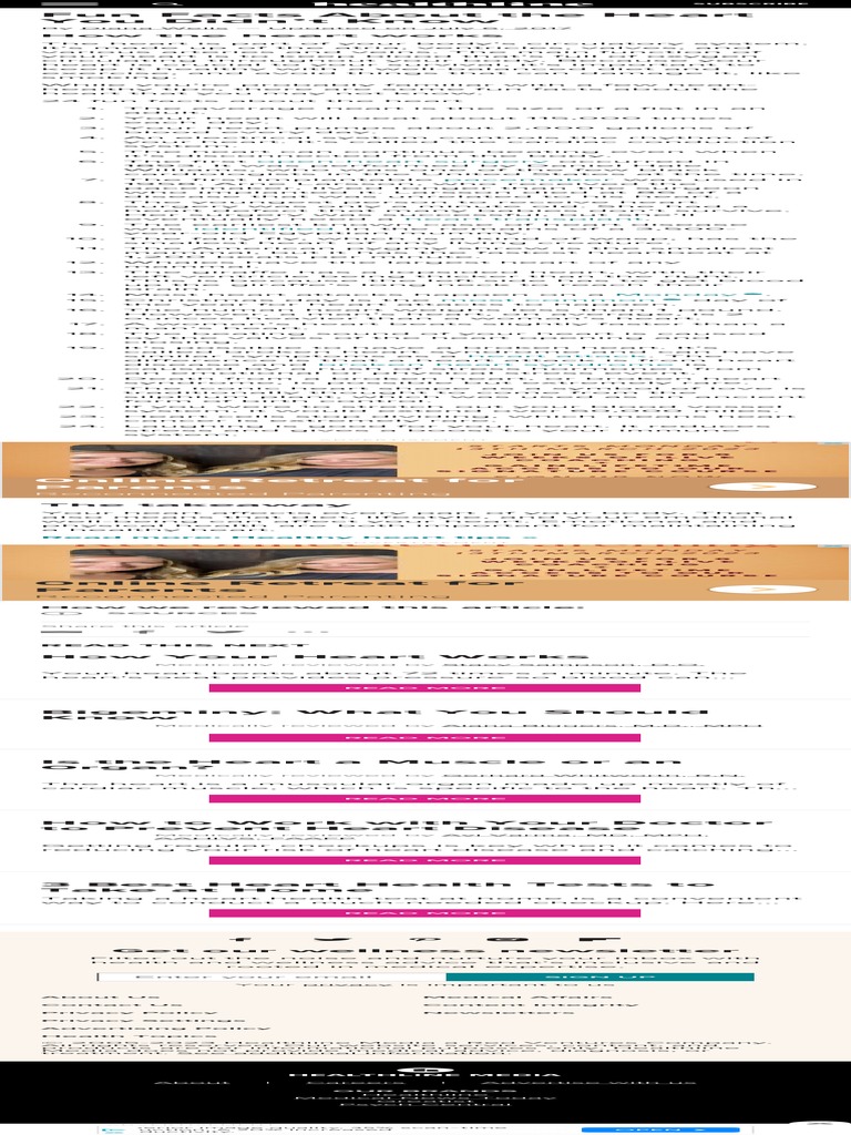 24 Fun Facts About The Heart | PDF | Heart | Organ (Anatomy)