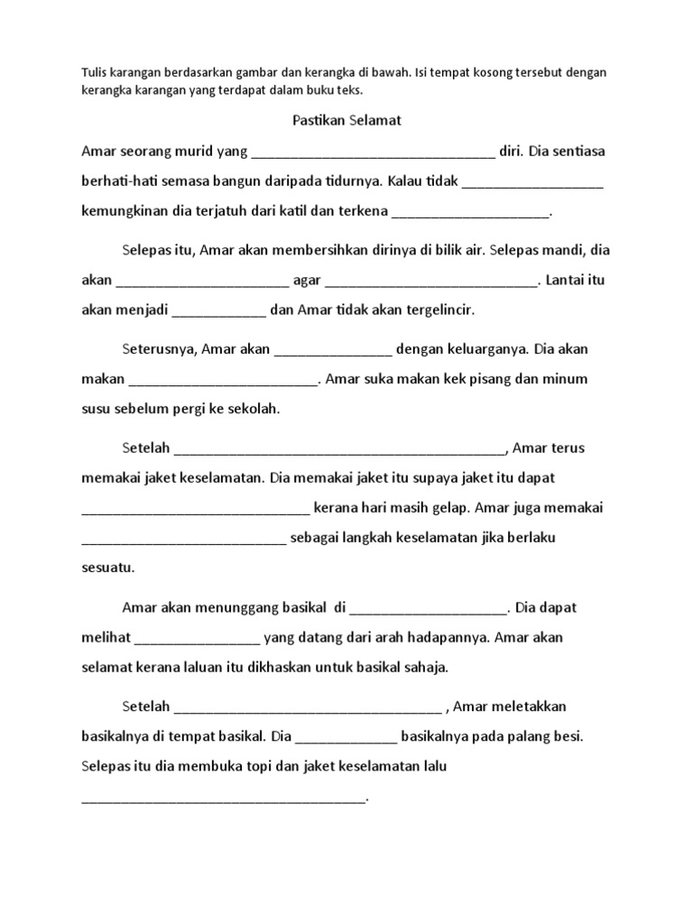 BM Karangan t6 | PDF