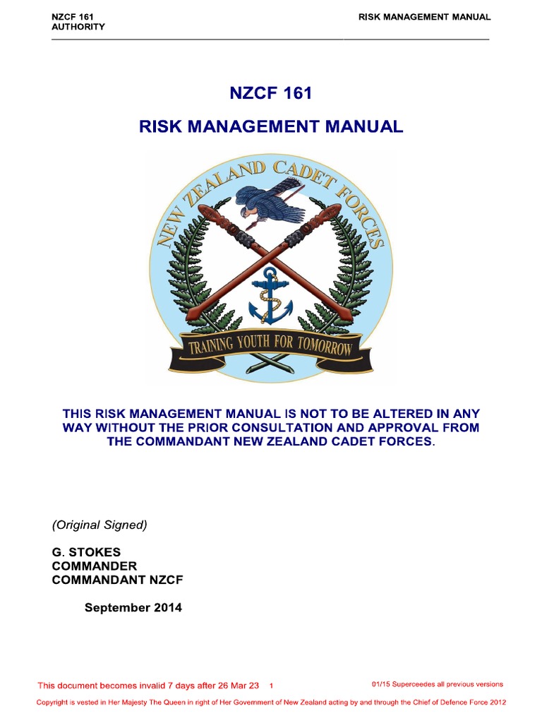 Risk Management Manual | PDF