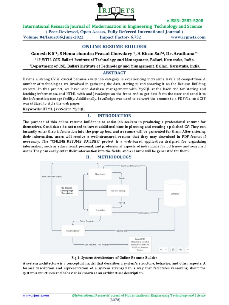 Report Resume PDF | PDF | Software Engineering | Systems Engineering