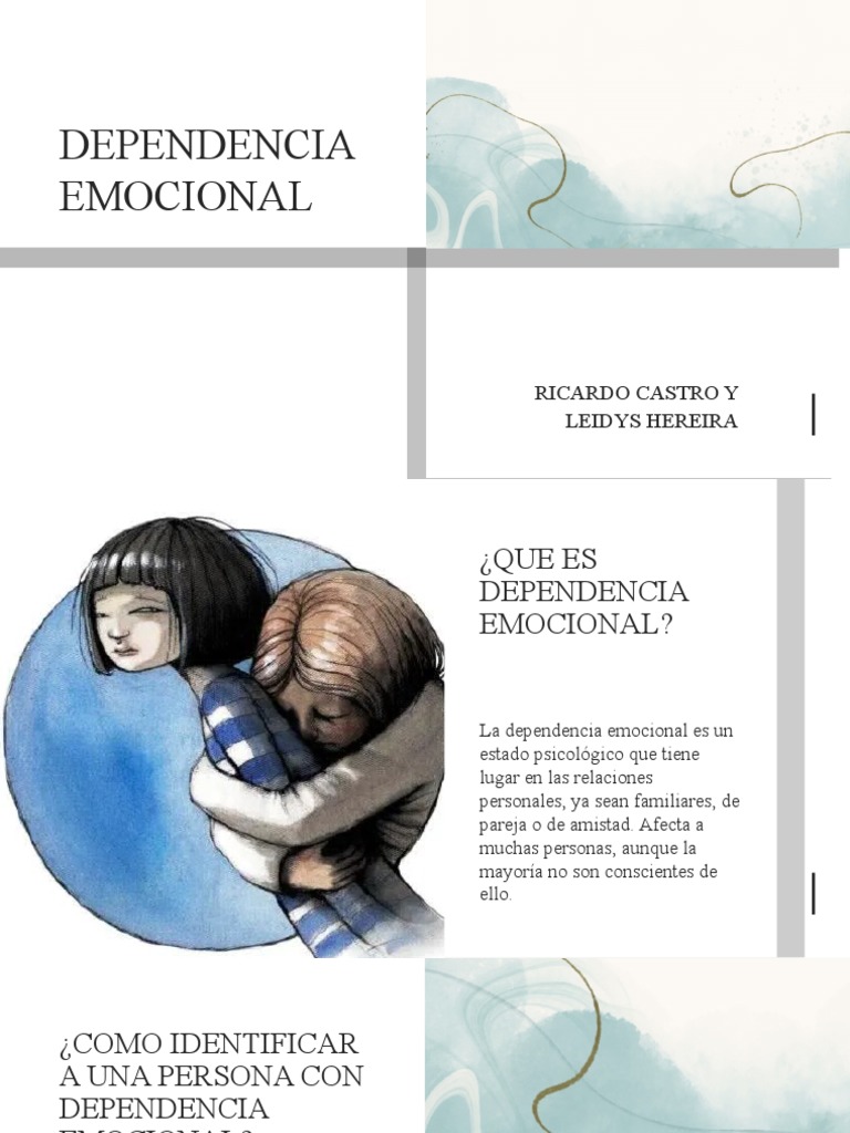 Dependencia Emocional | PDF | Las emociones | Autoestima