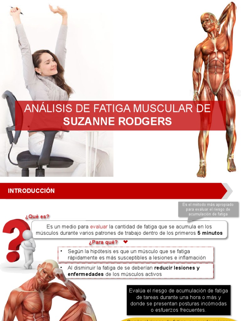 170_Análisis de Fatiga Muscular de Suzanne Rodgers (Presentación) | PDF
